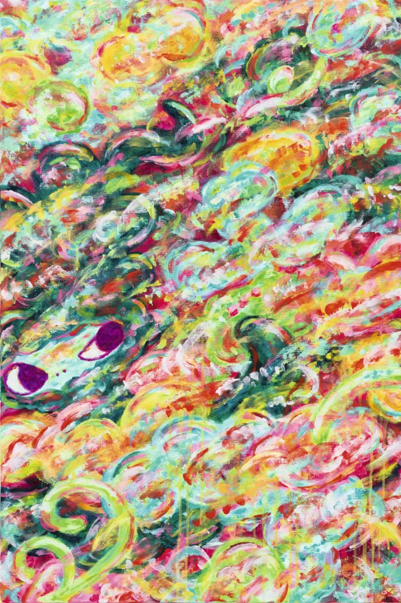 Ayako Rokkaku. For the moments that you feel paradise. Museo Nacional Thyssen-Bornemisza